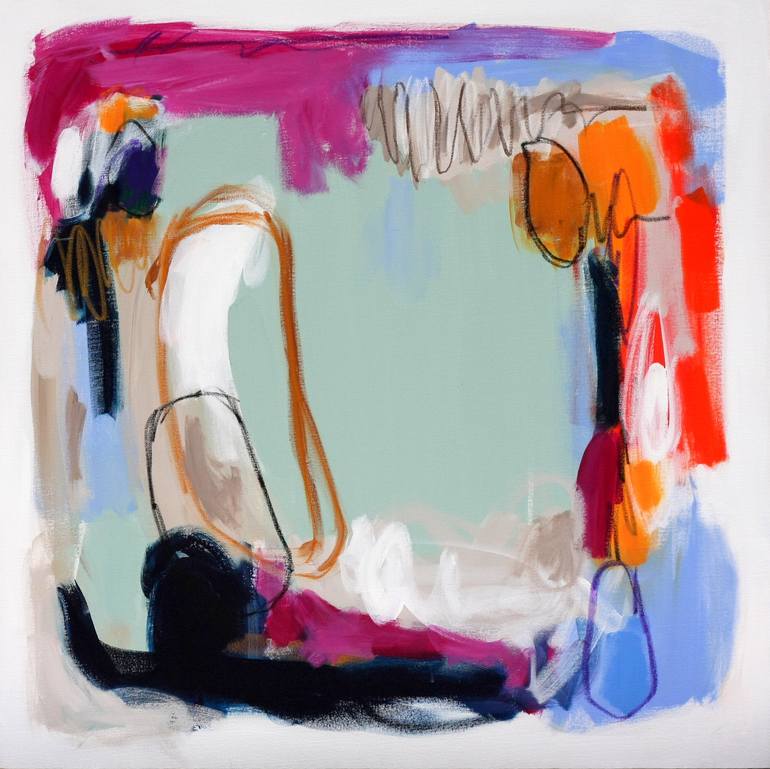 Hipster Retreat I Painting by Robin Ewing | Saatchi Art