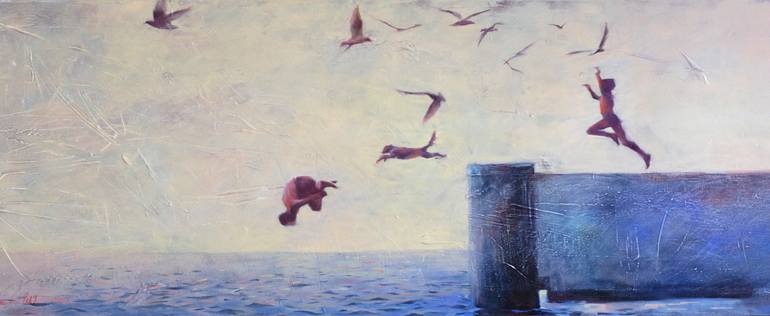 Summer stories. Painting by Igor Shulman | Saatchi Art