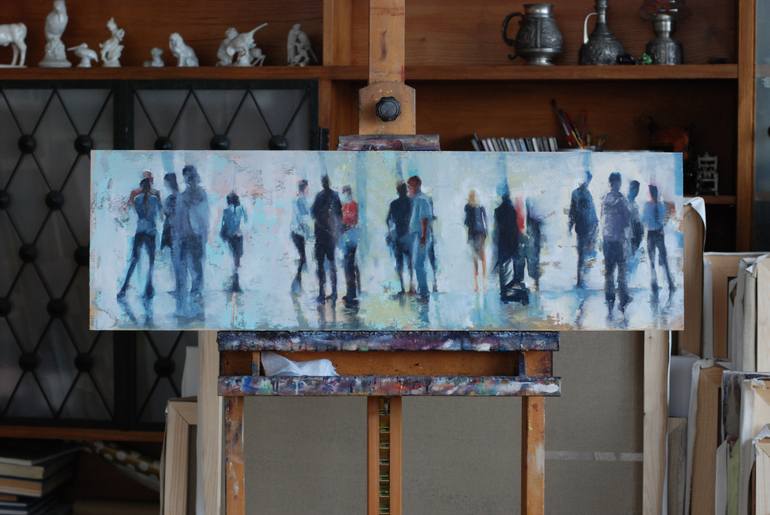 Office plankton. Painting by Igor Shulman | Saatchi Art