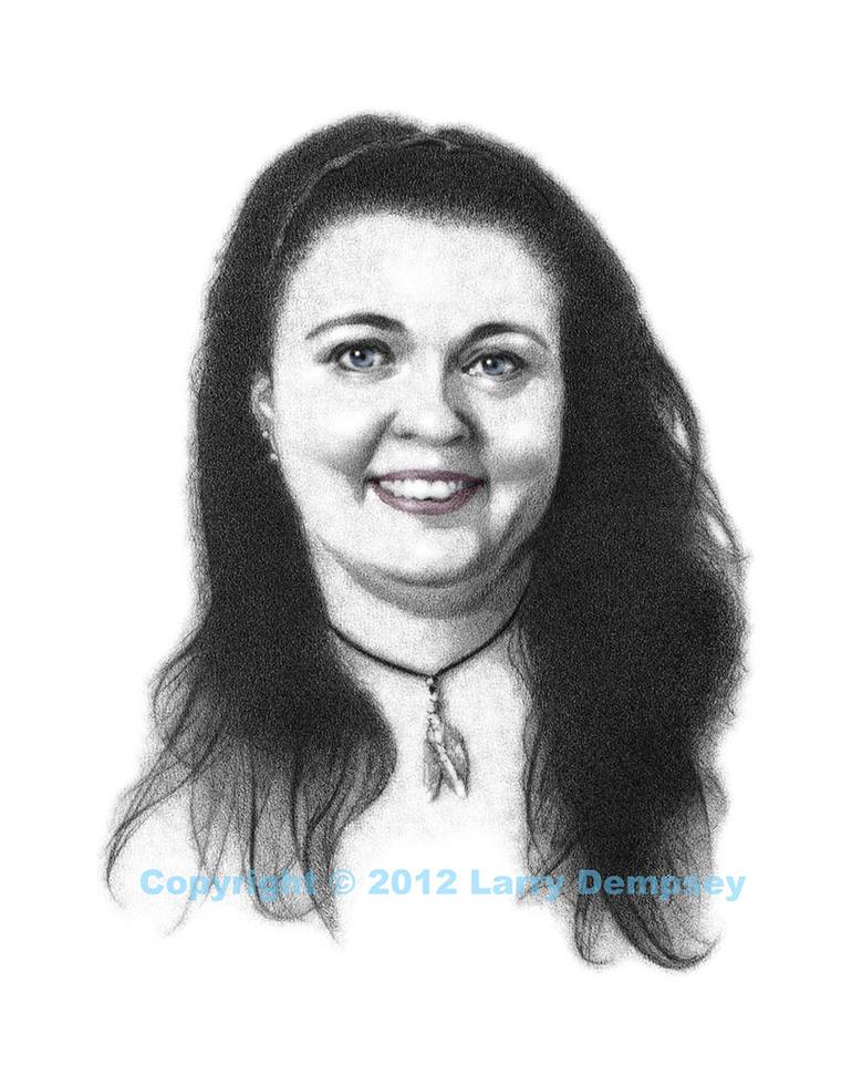 Becky Drawing by Larry Dempsey | Saatchi Art