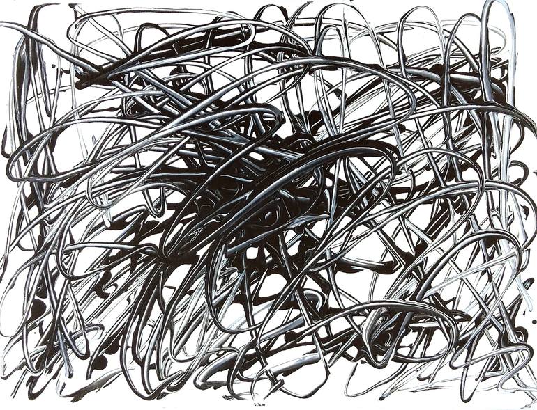 Hidden Eyes Painting by Eric Barnes | Saatchi Art