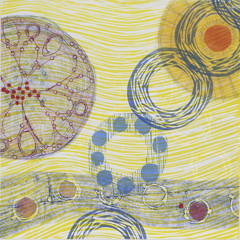 Revolving - Limited Edition 1 of 1 Printmaking by Elizabeth Foley ...