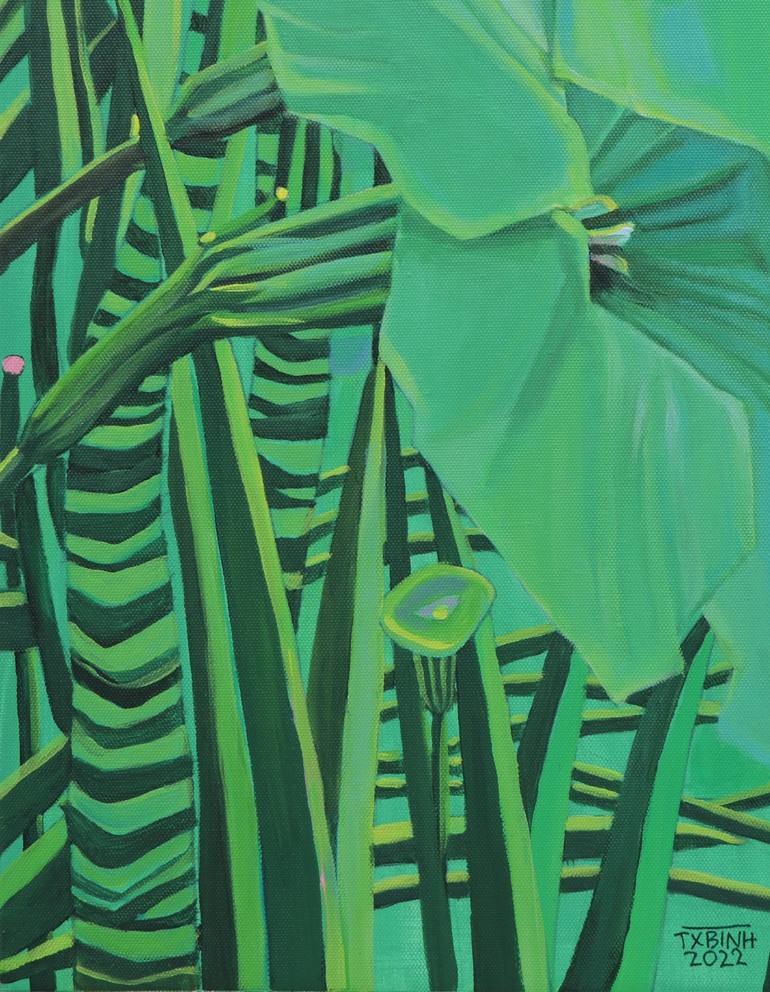 Green spring Painting by Tran Xuan Binh | Saatchi Art