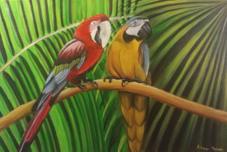 The Inseparables Painting by Katarzyna Majewska | Saatchi Art