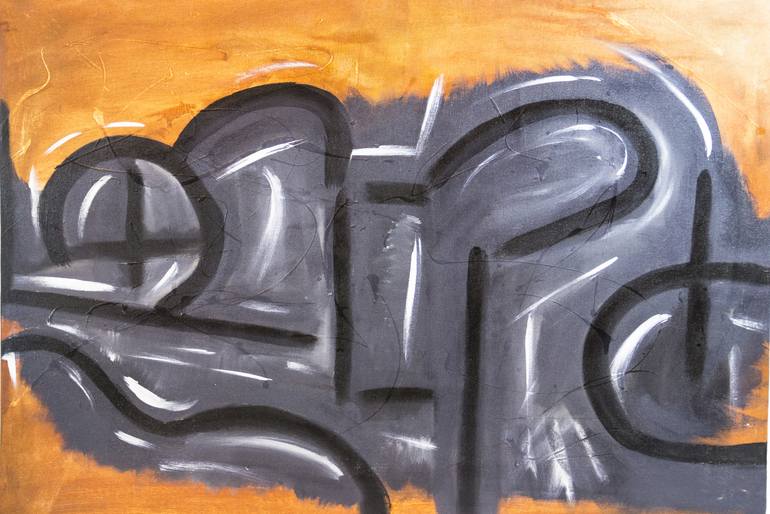 Abstract Nr.01 (Birth of Doubt) Painting by Marius Paucian | Saatchi Art