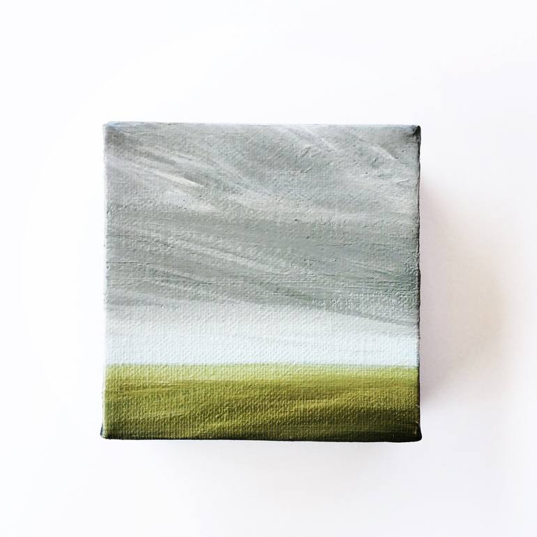 Stormy Field Painting by Eva Glock | Saatchi Art