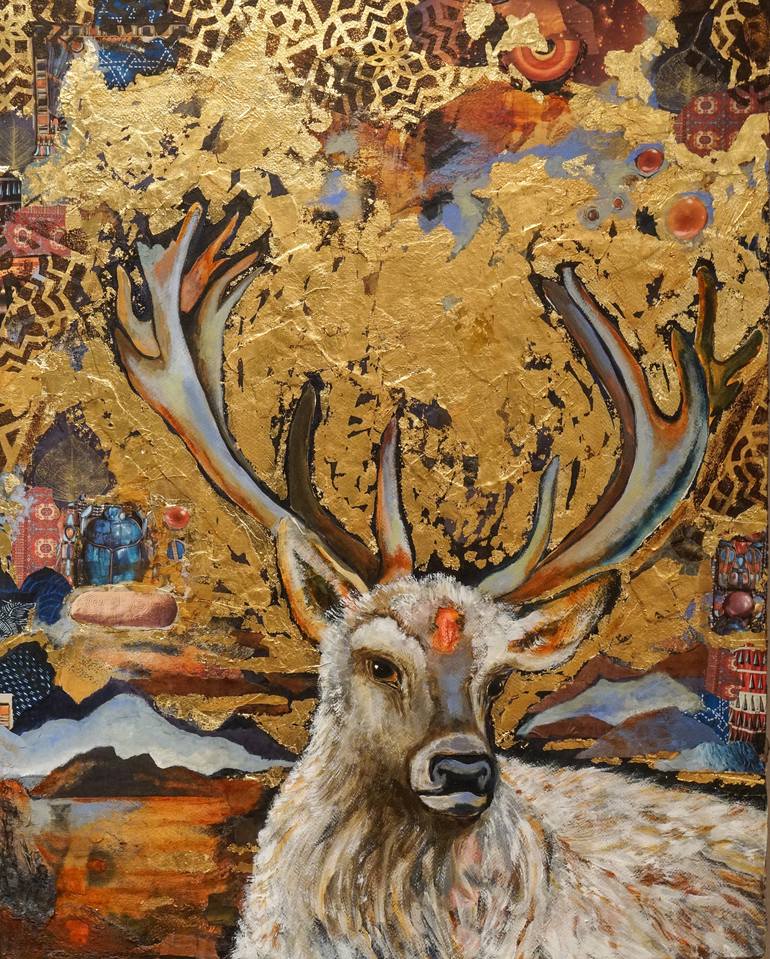 Deep Awakening Painting by Lisa Gibbons | Saatchi Art