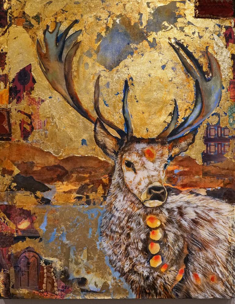 On The Edge Of Grace Painting by Lisa Gibbons | Saatchi Art