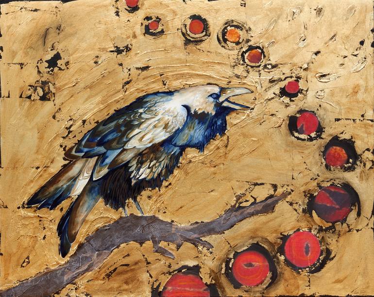 Time's First Breath Painting by Lisa Gibbons | Saatchi Art