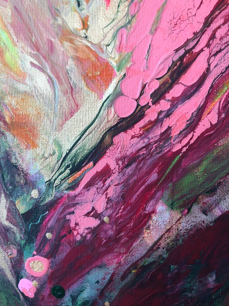 The Pink Journey Painting by Gina De Gorna | Saatchi Art