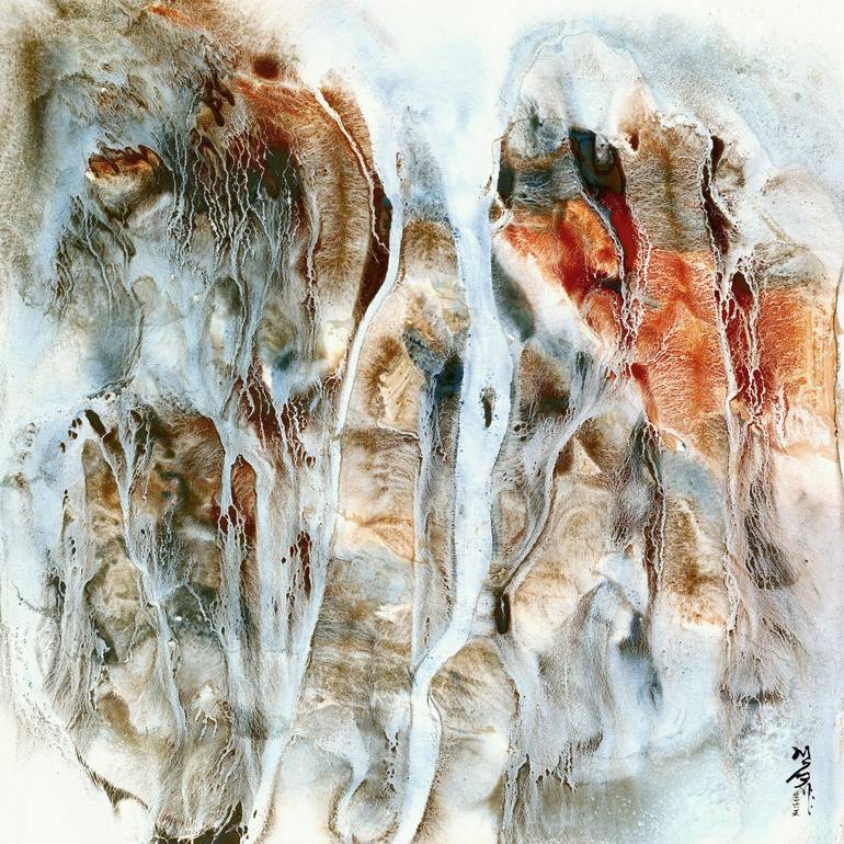Cliff Series Painting by Shulin Sun | Saatchi Art