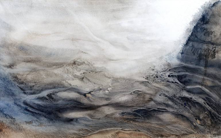 Wave Series Painting by Shulin Sun | Saatchi Art