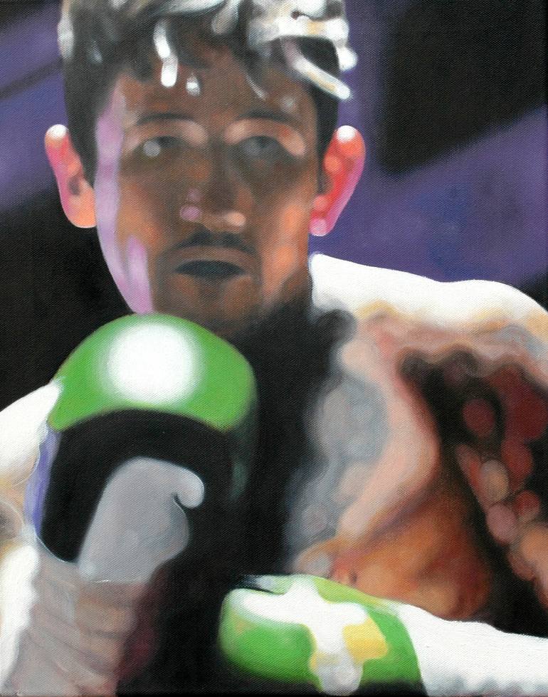 boxer Painting by James L Curran | Saatchi Art