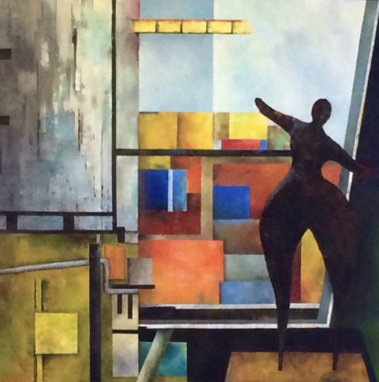 In Transit Painting by Sabine Abraham | Saatchi Art