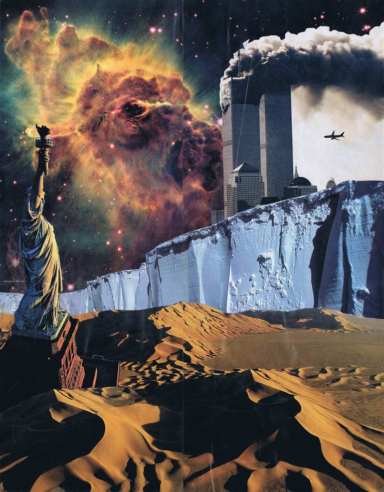 Dystopian. Indentations in the water_Collage Nº 20 Collage by David ...
