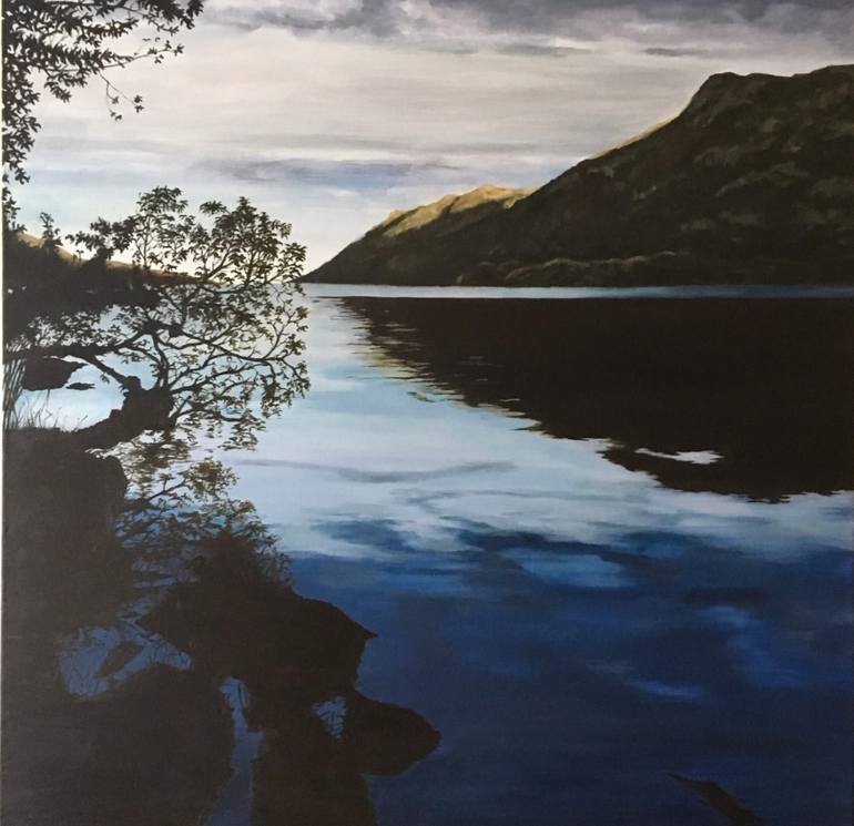 Ullswater Painting by michael wright | Saatchi Art