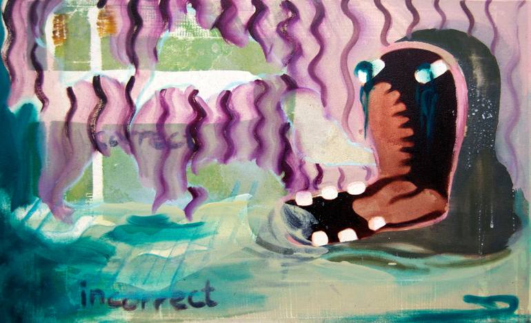 How To Catch A Hippo Painting by Benjamin Stephenson | Saatchi Art