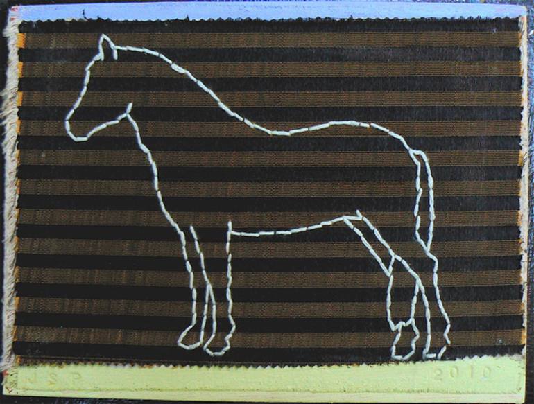 Goonhilly Horse Painting by Jonathan Polkest | Saatchi Art