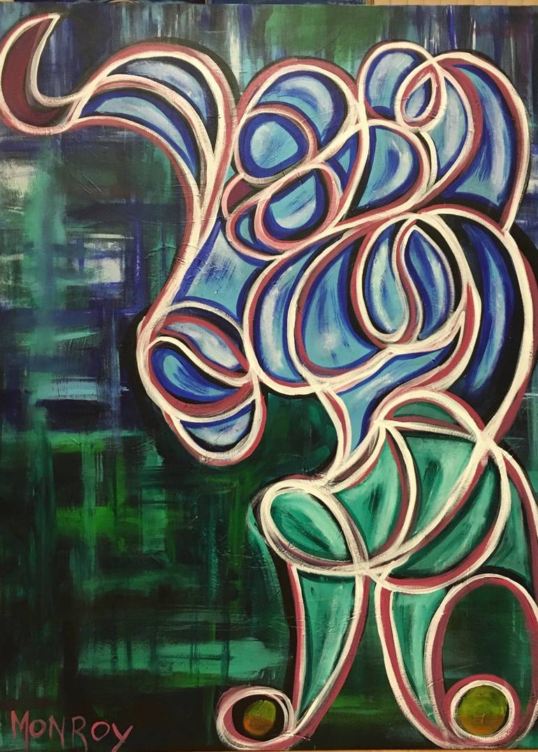 Unicorn Painting by Alfredo Monroy | Saatchi Art