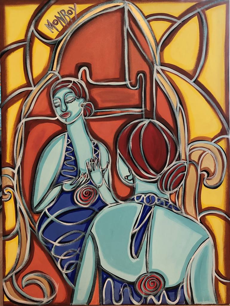 Mirror Mirror Painting by Alfredo Monroy | Saatchi Art