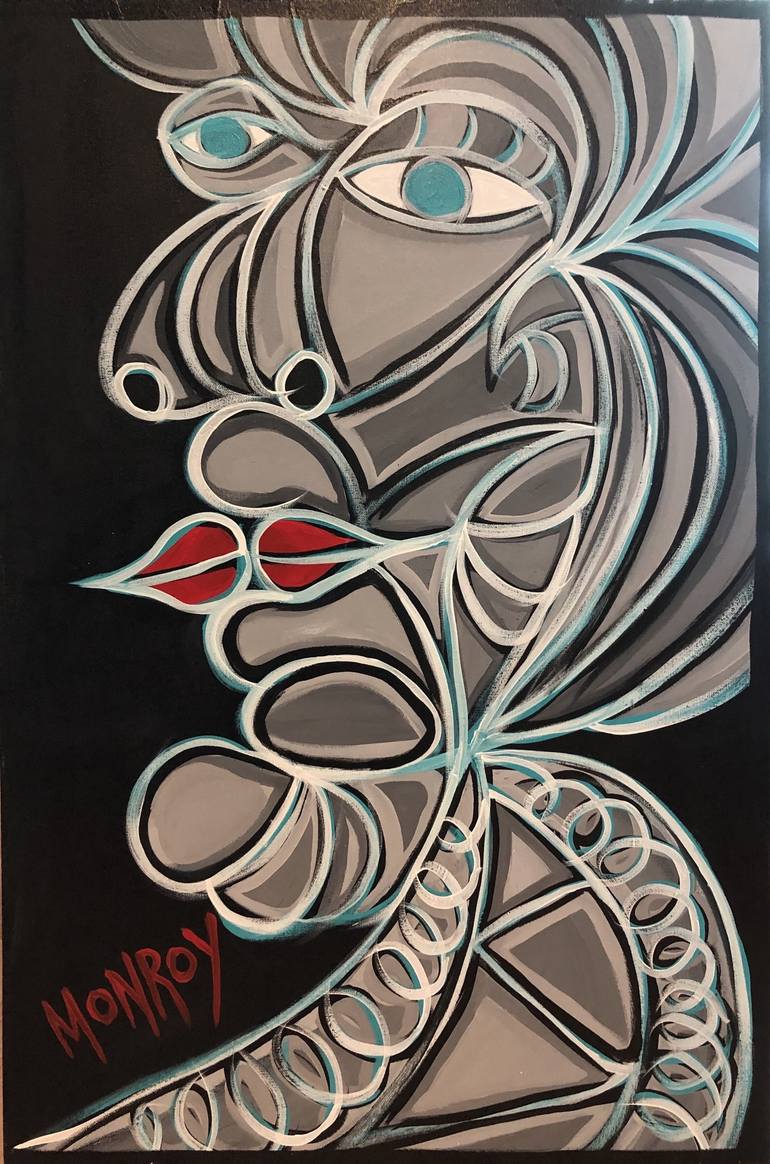 Ain’t She Pretty? Painting by Alfredo Monroy | Saatchi Art