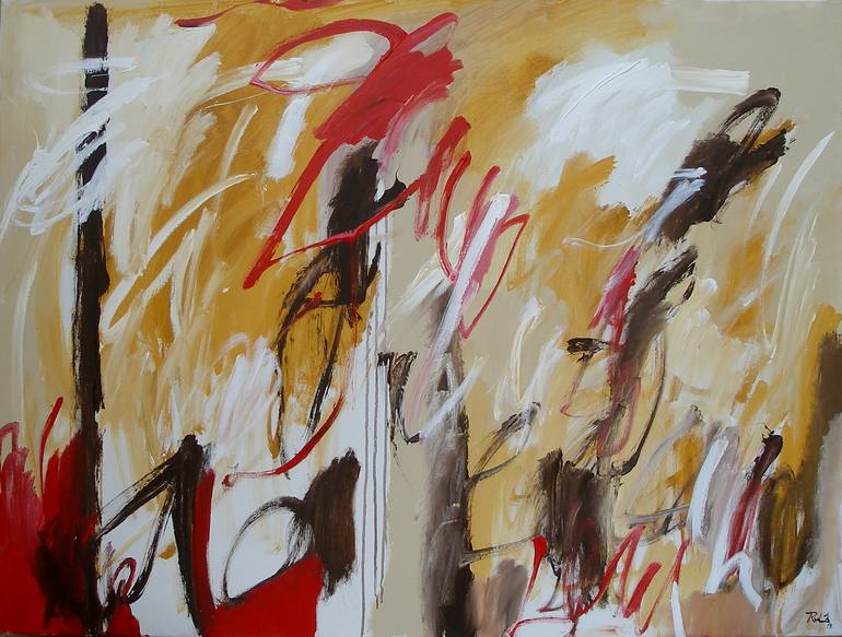 Almost Falling Down Again Painting by John Rula | Saatchi Art