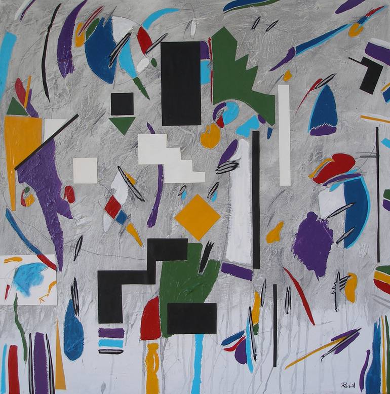 Quantum Mechanics (P150807019) Painting by John Rula | Saatchi Art