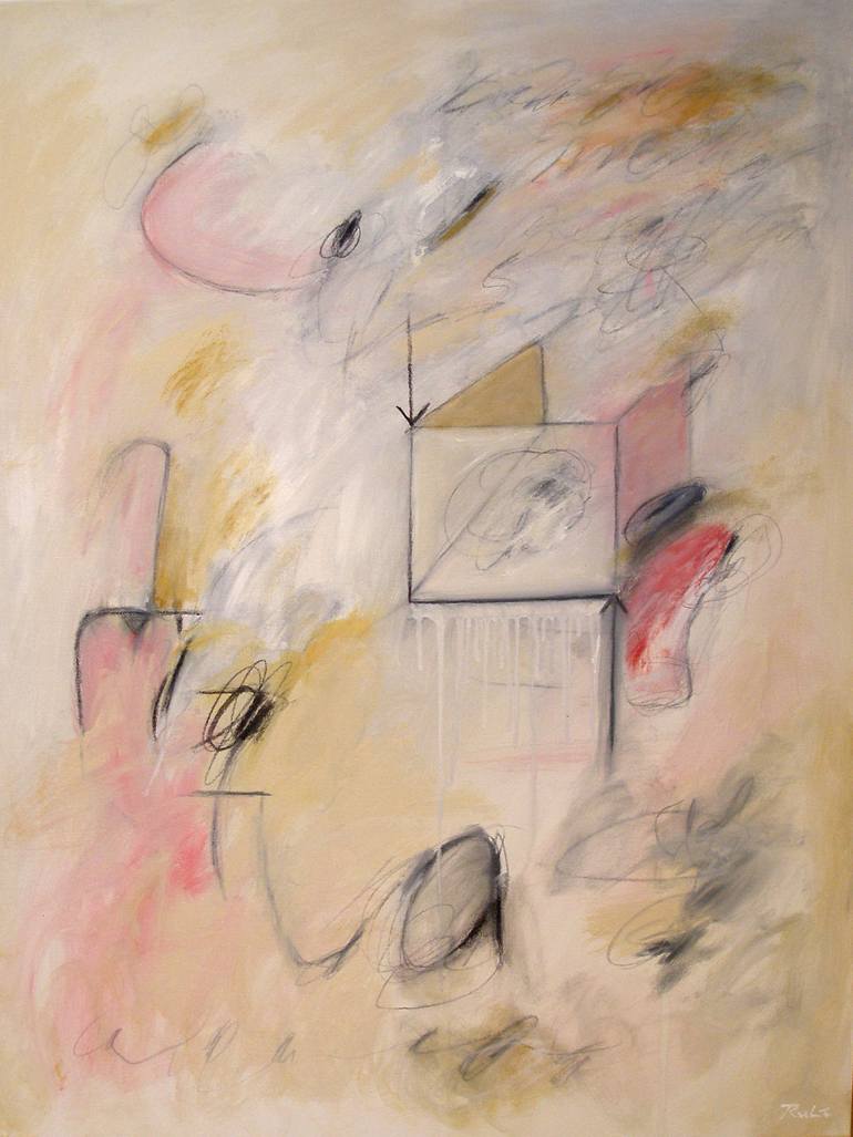 Inside and outside at the same time(P170123001) Painting by John Rula ...