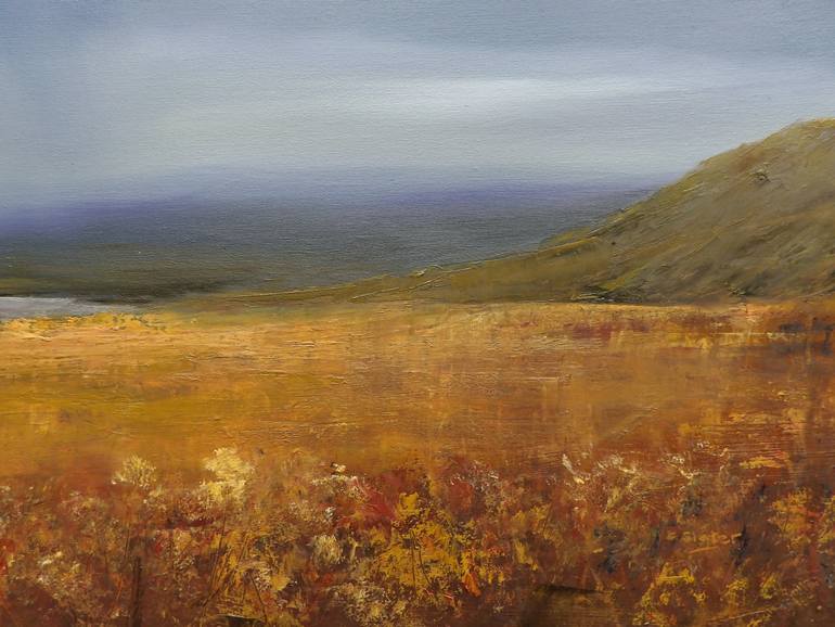 Field of gold Painting by Colin Slater | Saatchi Art