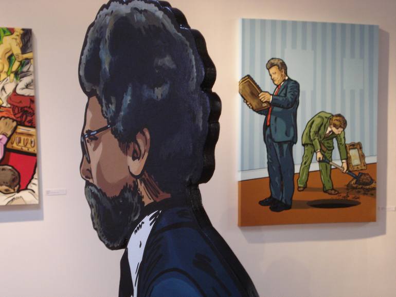 Deep Blue Suit (Cornel West) Sculpture by Adam Matak | Saatchi Art