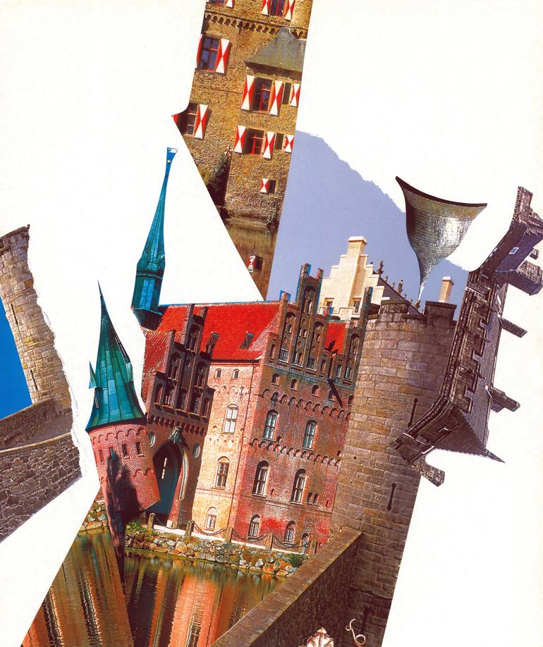 3 A Series of Locks. Collage by Zhara Apelsin | Saatchi Art