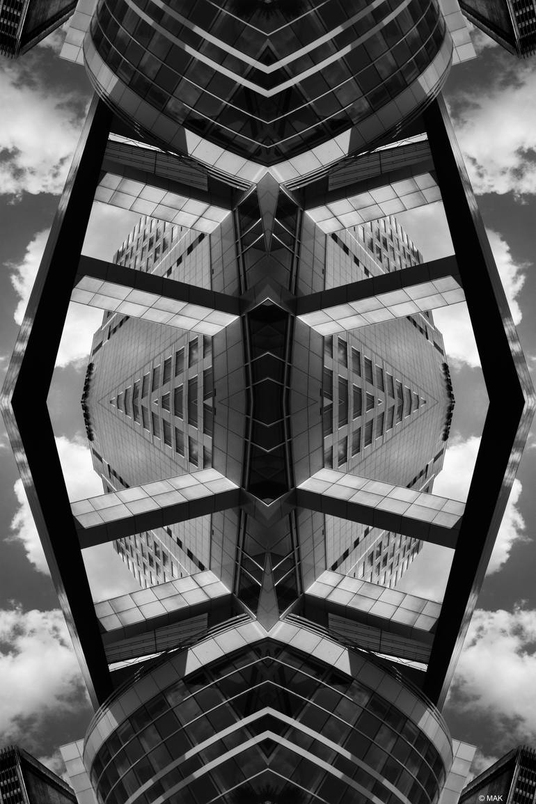 Architectural Atlanta Collage by Alexander Mak | Saatchi Art