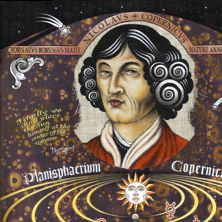 COPERNICUS Painting by Alexander Mak | Saatchi Art