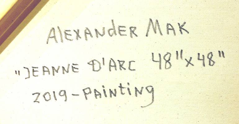 JEANNE D'ARC Painting by Alexander Mak | Saatchi Art