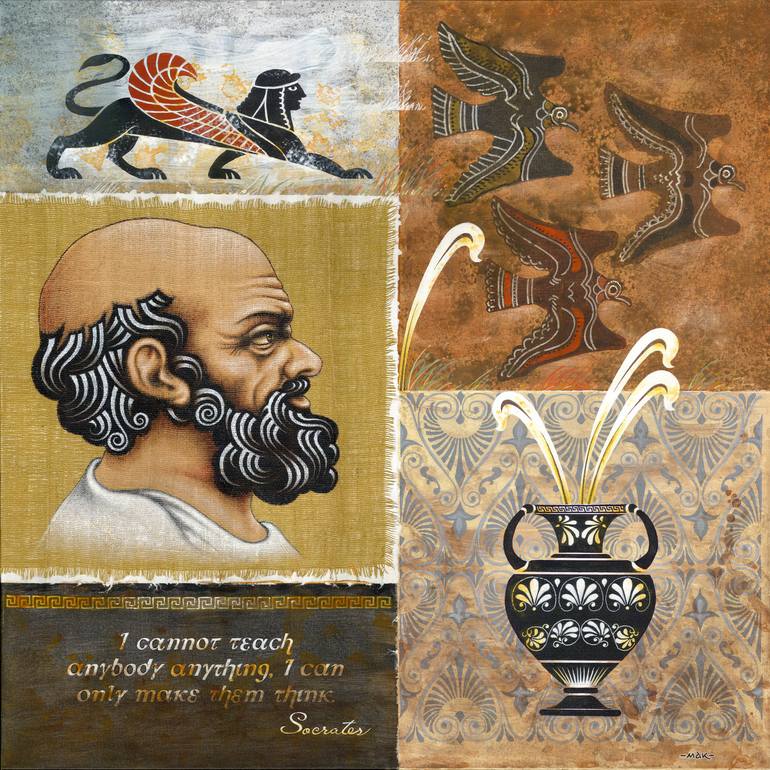 SOCRATES Painting by Alexander Mak | Saatchi Art