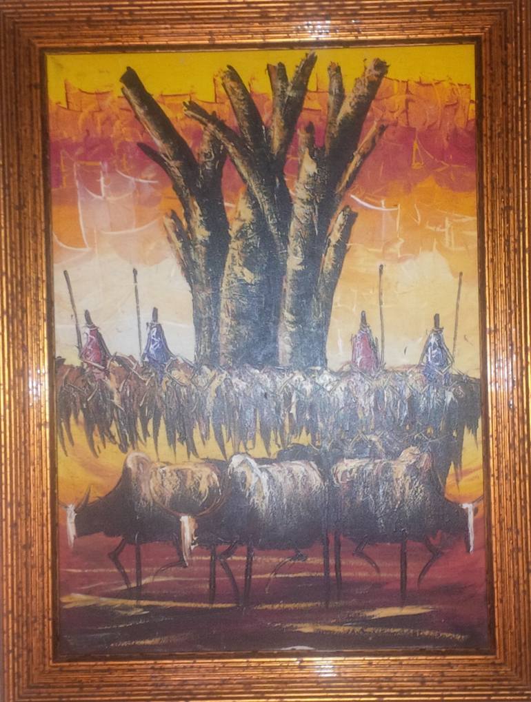 Sahara Painting by Ene Ejeh | Saatchi Art