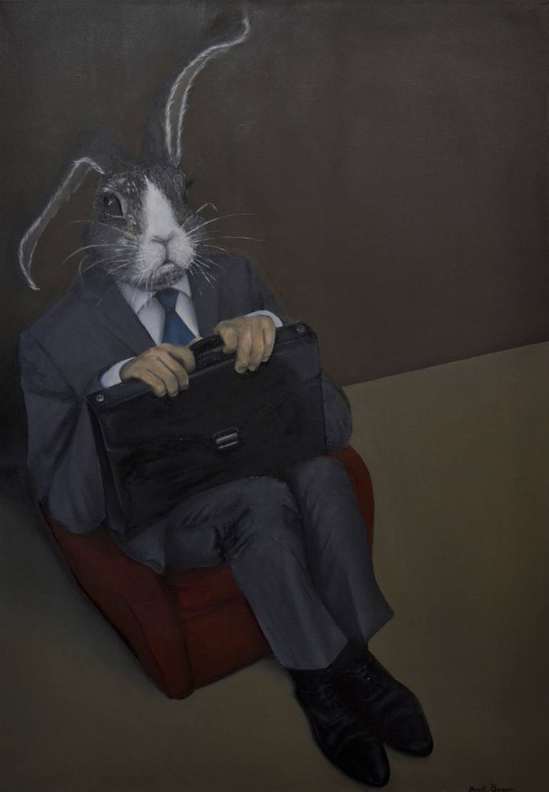 Stratification victim Painting by Margot Õunapuu | Saatchi Art