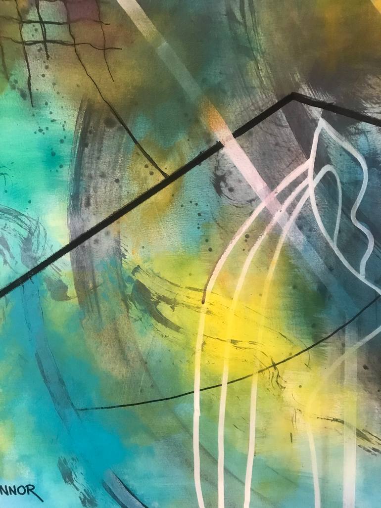 Denim and Diamonds Painting by Trudy Connor | Saatchi Art