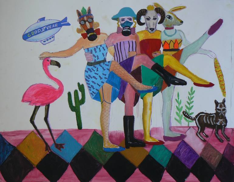 We dance for our Führer Drawing by Antihero Megafuturo | Saatchi Art