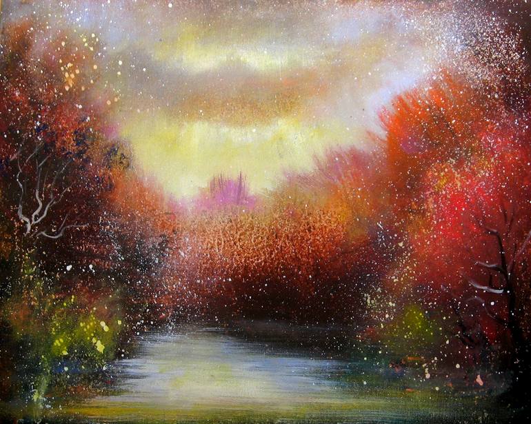 Gloomily Painting by Volodymyr Drachynski | Saatchi Art