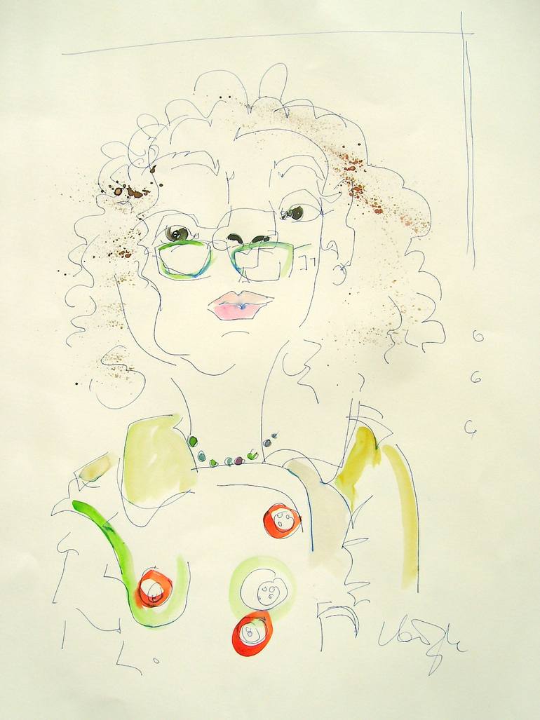 Yolanda Drawing by Rachael Van Dyke | Saatchi Art