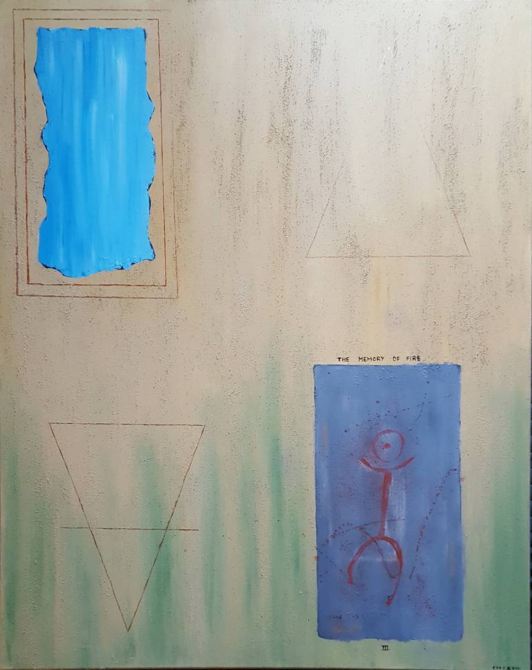 The Memory of Fire Painting by Andrew Cole | Saatchi Art