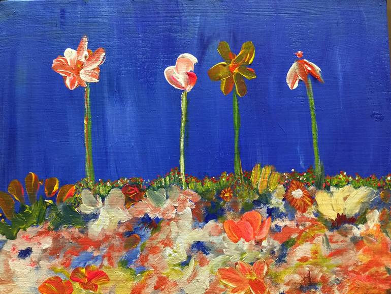 Flowers Painting by Ellen Burns | Saatchi Art