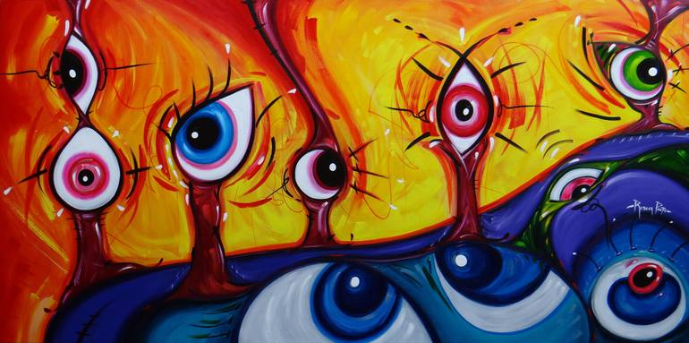 Ecosystem Painting by Rebeca Pinto Bottone | Saatchi Art