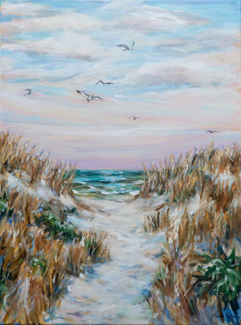 Fair WInds Painting by Linda Olsen | Saatchi Art