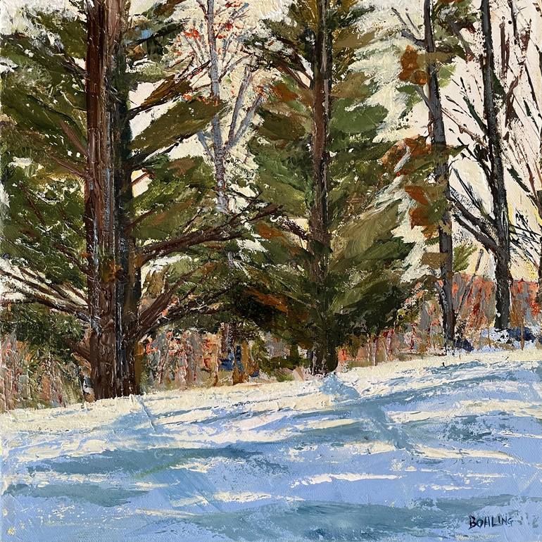 Winter Daybreak Painting by James Bohling | Saatchi Art