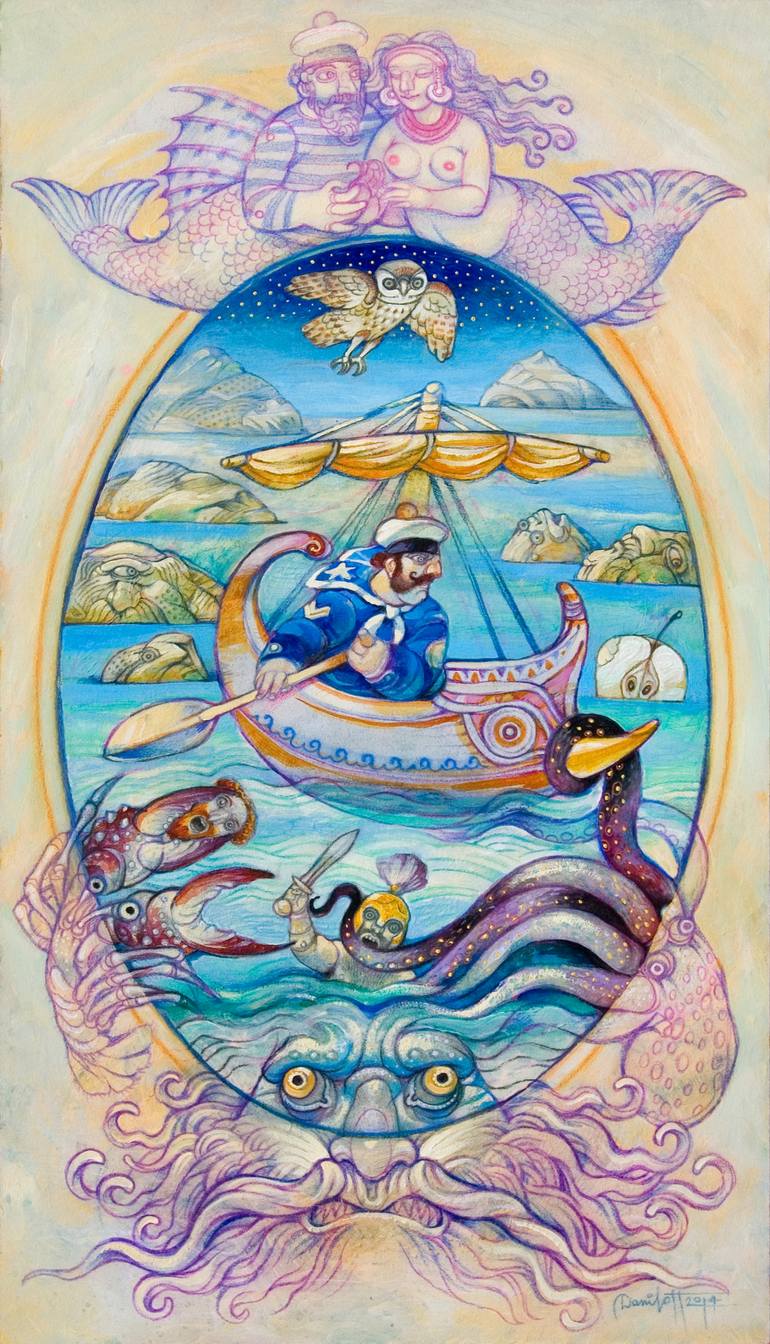 Marine fatigues Painting by Alexander Daniloff | Saatchi Art