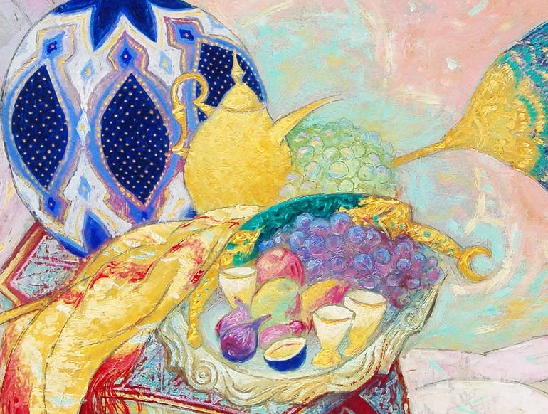 Oriental still life Painting by Alexander Daniloff | Saatchi Art