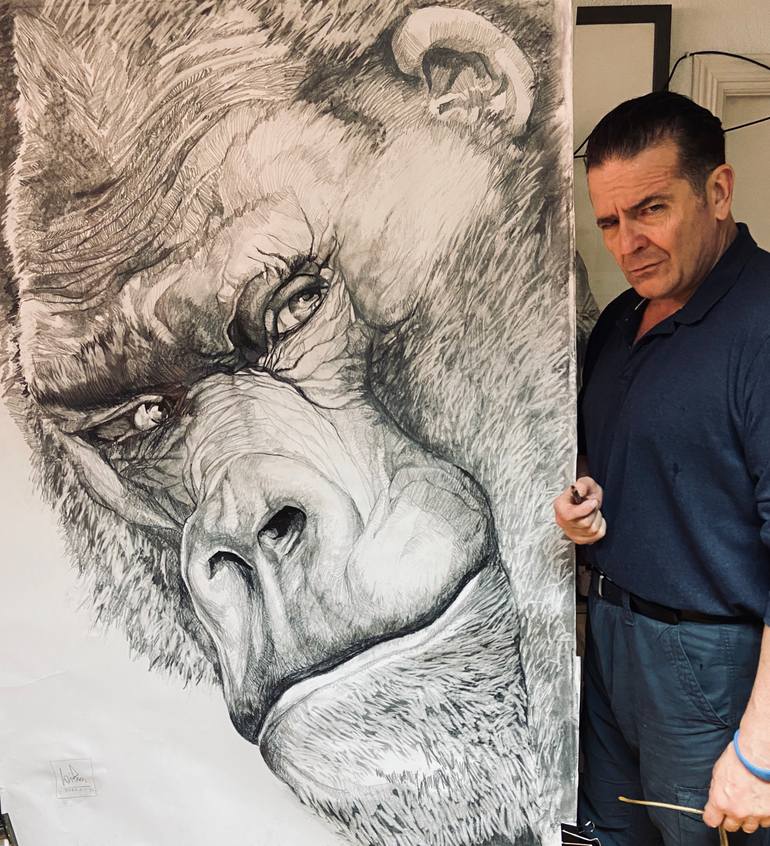 SELFPORTRAIT Drawing by Jose Parra-Moreno | Saatchi Art