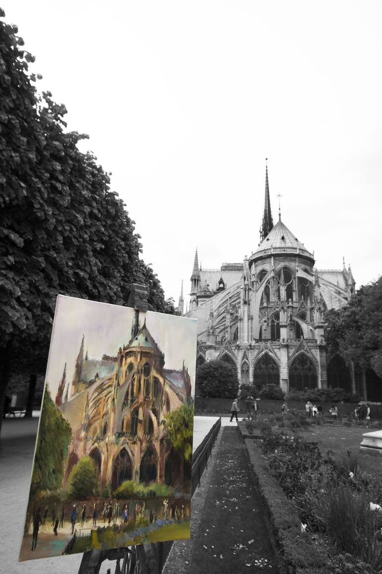 Notre Dame 001 Photography by Christina Tryphonos | Saatchi Art